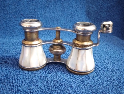 Antique French Paris' "La Ville" Mother of Pearl Opera Glasses Missing ...