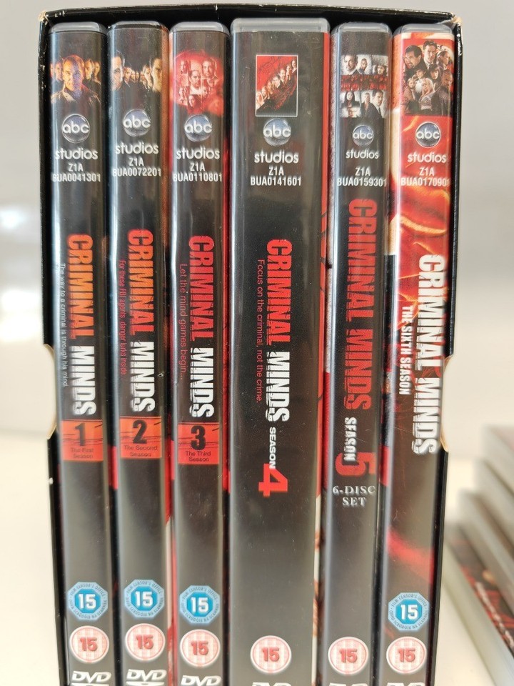 CRIMINAL MINDS Complete Seasons 1-10, DVD Box Sets - CG T12 ...
