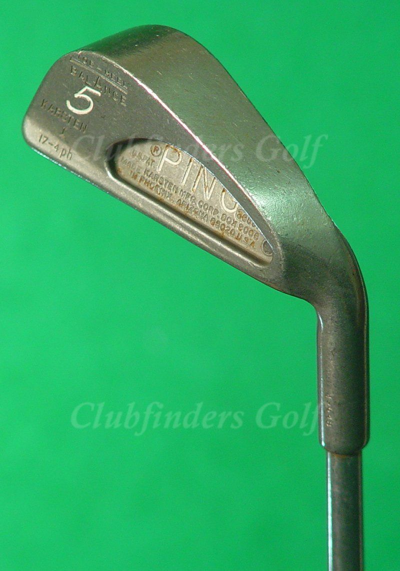 Ping Karsten I Black Dot Single 5 Iron Factory TTT Steel Stiff | eBay