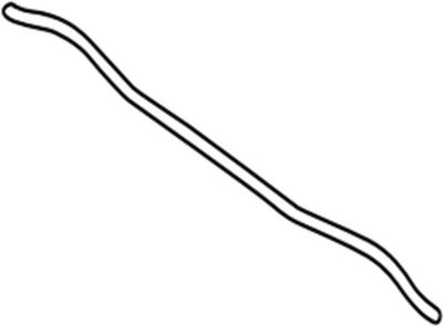 MR371437 Mitsubishi Weatherstrip, hood, rr MR371437, New Genuine OEM ...