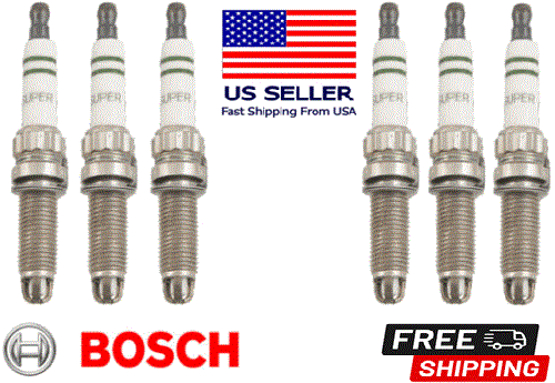 Brand New 6 Spark Plugs Nickel Bosch ZGR6STE2 BMW OEM # 12120037244 | eBay