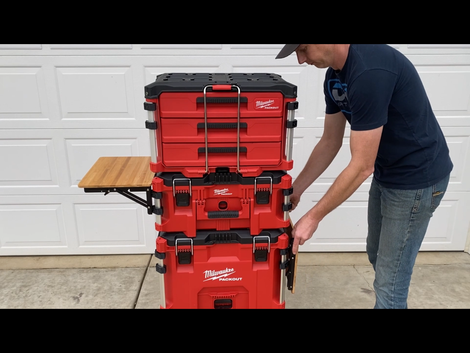 Milwaukee Packout, Quick Detaching/Folding Steel Table | eBay