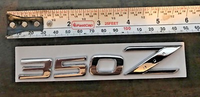 BRAND NEW 3D Self Adhesive Badge Emblems Logo fits 350Z CHROME Finish ...