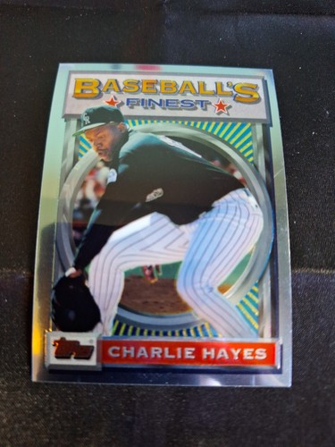 1993 TOPPS FINEST BASEBALL NRMT-MT #60 CHARLIE HAYES COLORADO ROCKIES ...