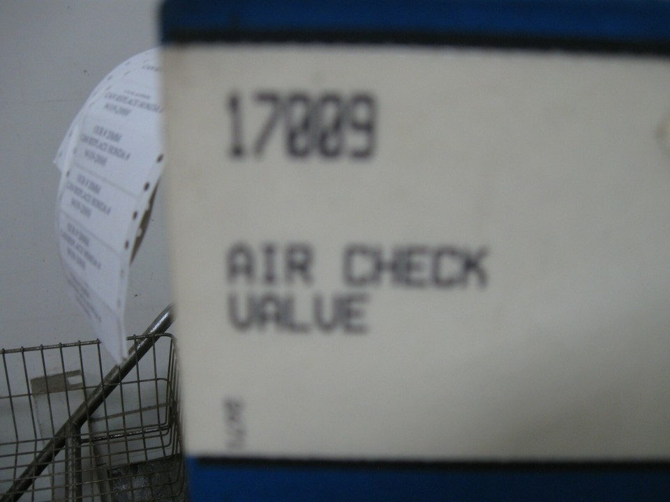 NEW TOMCO AIR PUMP CHECK VALVE (PN 17009) | eBay
