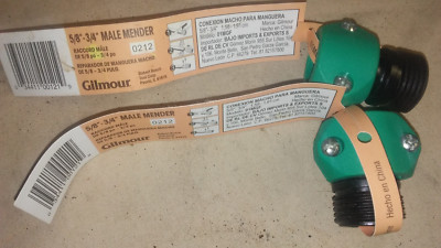 Gilmour Polymer Male Mender 5/8in - 3/4in | eBay