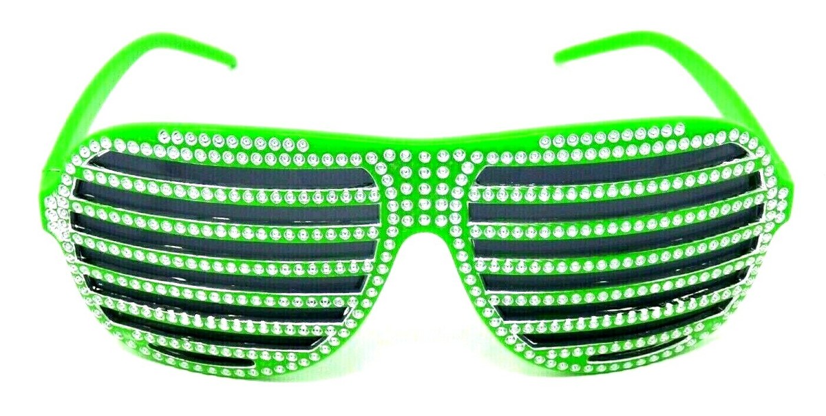 Black Slotted Shades