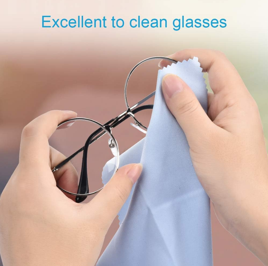 11 Pcs Eyeglass Cleaning Cloths Premium Soft Glasses Cleaner 1Pcs 12 ...