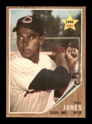 1962 Topps #49 Hal Jones EX/EX+ RC Rookie Indians UER 565572 | eBay