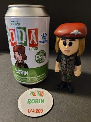 FUNKO SODA STRANGER THINGS "ROBIN" FIGURE!! CAN+FIGURE+POG! | eBay