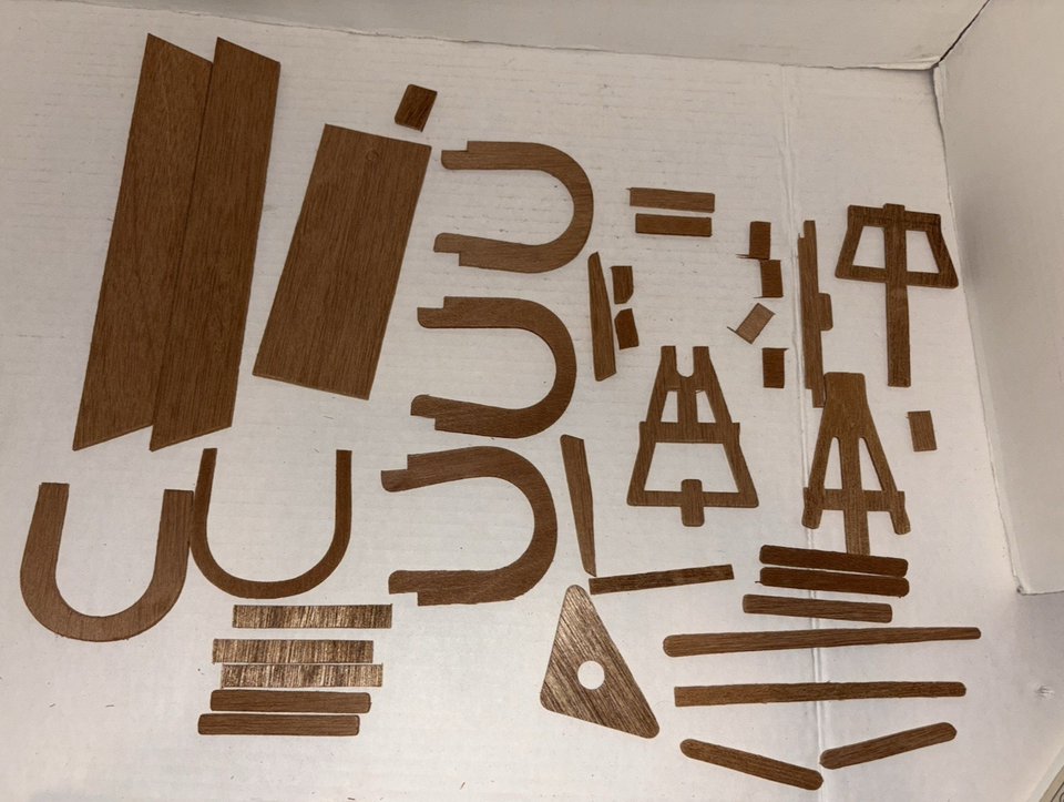 Vintage Allwood Covered Wooden Wagon Model Kit | eBay