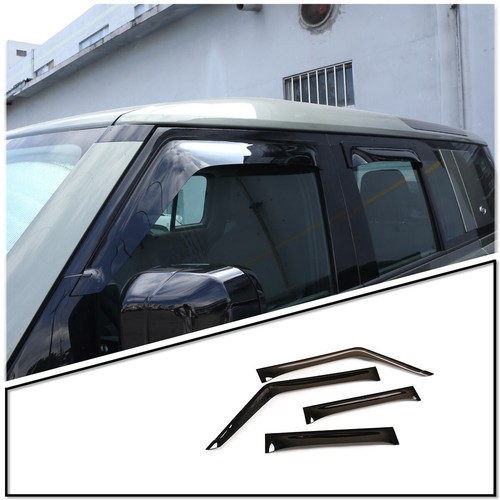 For Land Rover Defender 110 2020-2023 Black Side Window Visor Sun Rain ...