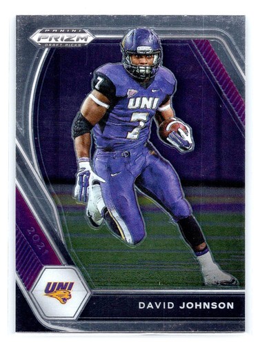 2021Panini Prizm Draft Picks #96 David Johnson Football Northern Iowa ...