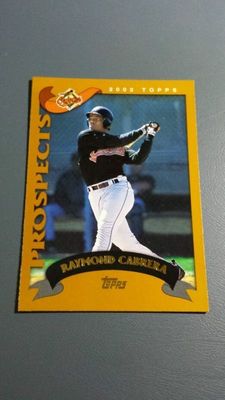 RAYMOND CABRERA 2002 TOPPS CARD # 312 B6140 | eBay