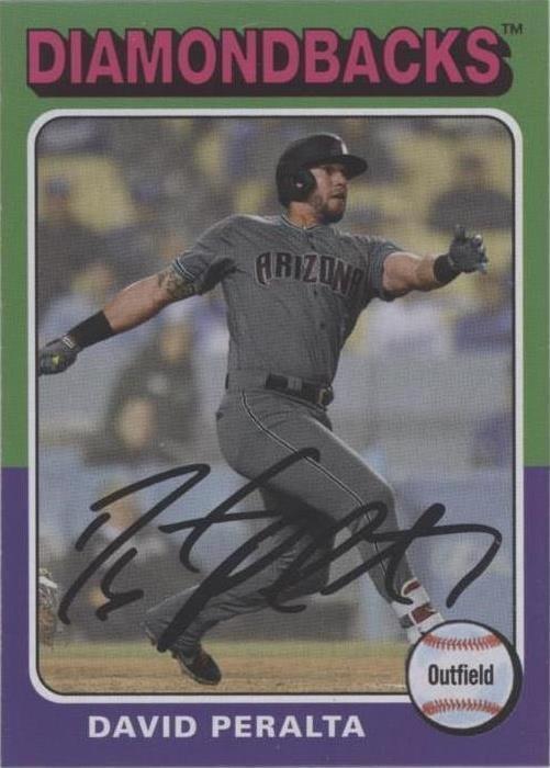 2019 Topps Archives - 1975 Design David Peralta #120 for sale online | eBay