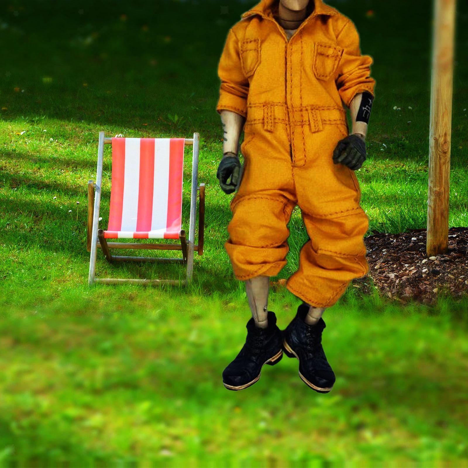 Action Figures Coverall Miniature 1/12 Scale Jumpsuit 1/12 Soldier ...