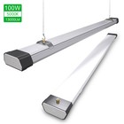 2X LED Shop Light Fixture 3.6FT 100W Integrated LED Tube Lights 5000K ...