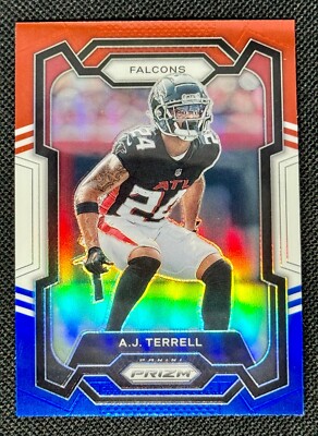 A.J. Terrell 2023 Panini Prizm RED WHITE BLUE #17 | eBay