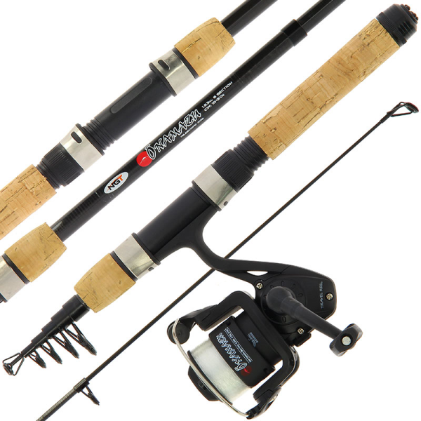 Fishing Telescopic Travel Rods 6ft 8ft 10ft or 12ft Beach Caster Sea ...