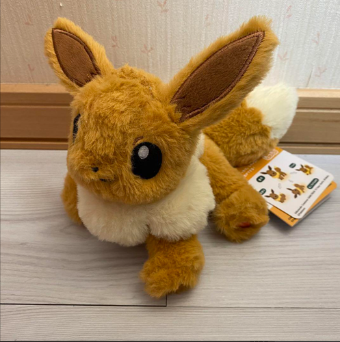 Pokemon Plush doll Kuta Kuta tatta Eevee S size Japan Pocket Monster ...