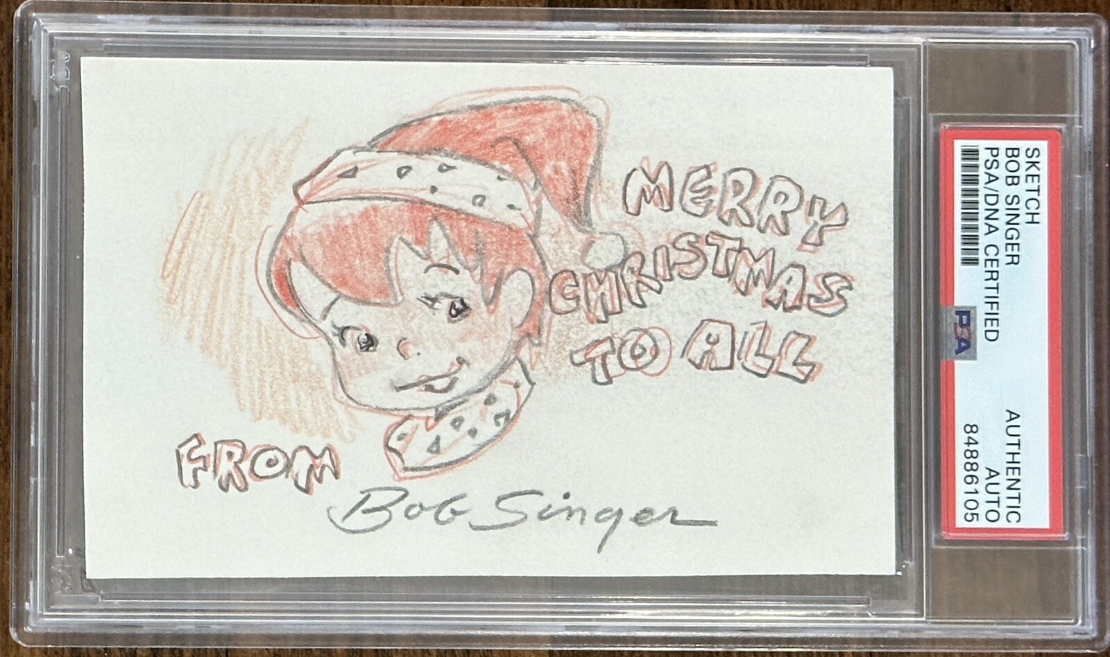 Robert Singer Autographed Signed The Flintstones Pebbles Original Color ...