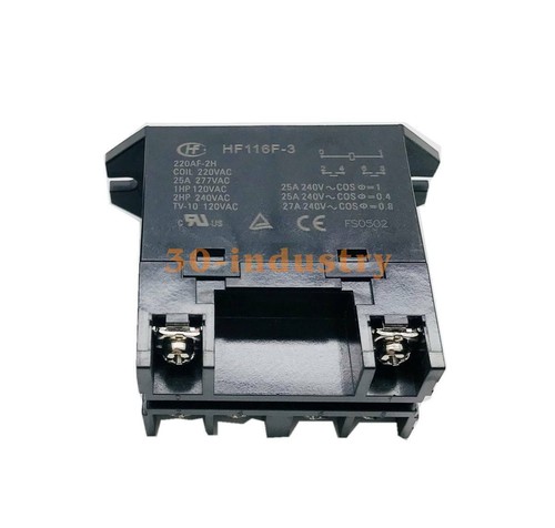 1PCS Hongfa Relay HF116F-3-220AF-2H 220VAC Two sets of Normally open 6 ...