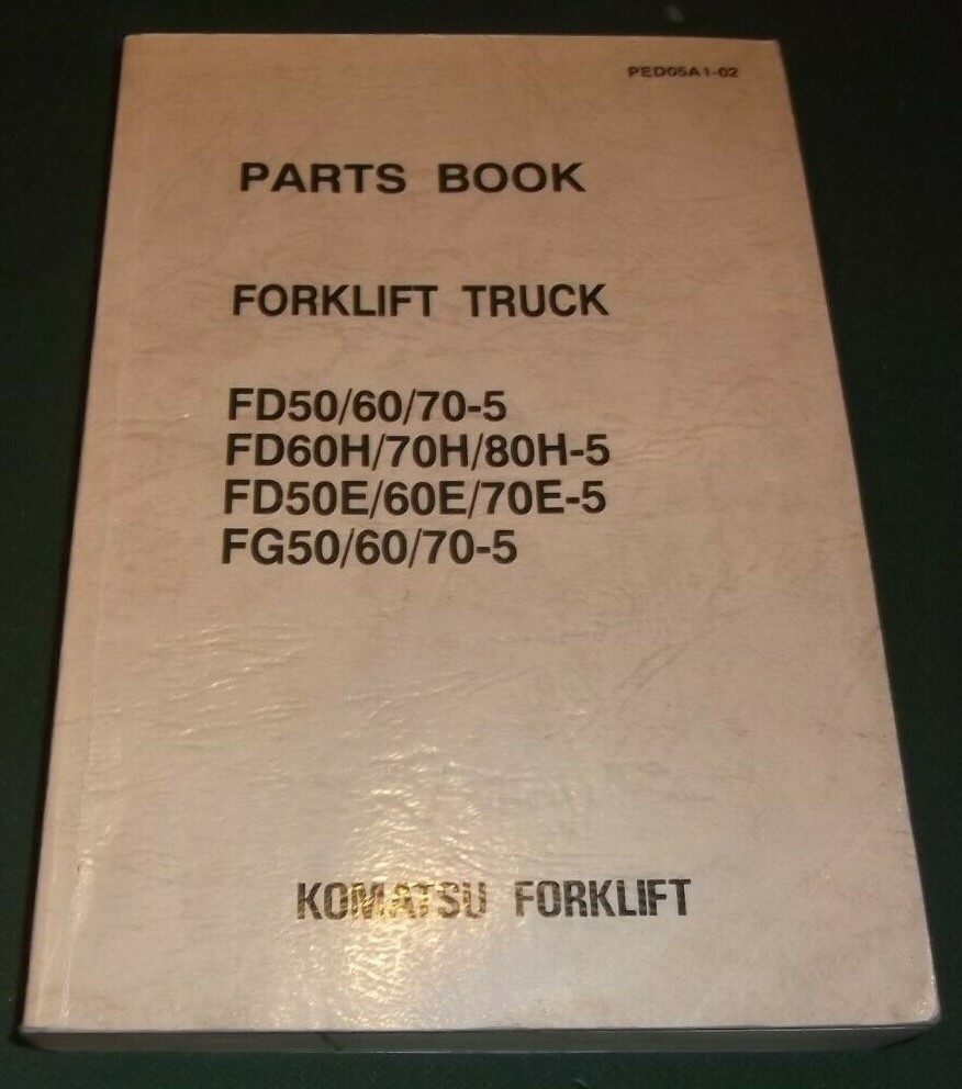 KOMATSU FD50-5 FD60-5 FD70-5 FD60H-5 FD70H-5 FD80H-5 FG50 FORKLIFT ...