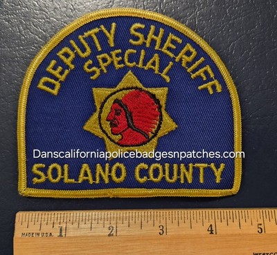 Solano County California Special Deputy Sheriff Patch | eBay
