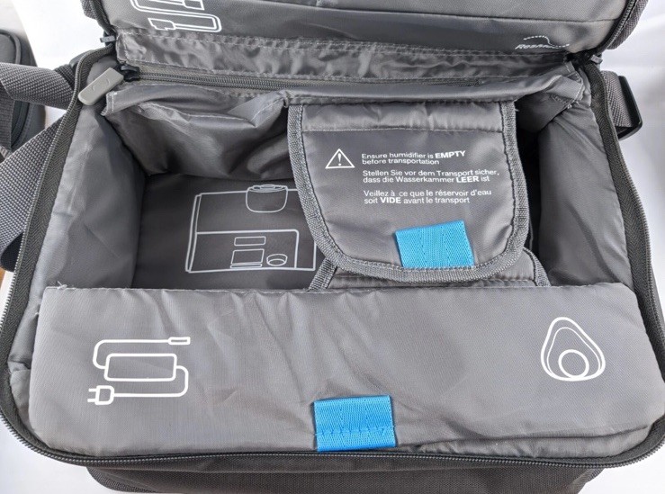 ResMed AirSense 10 CPAP Gray Travel Bag Shoulder Carry Case Tote (NEW ...