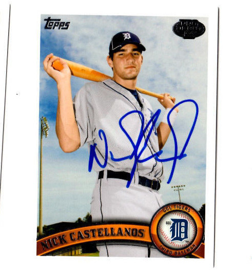 Nick Castellanos autograph signed 2011 Topps Pro Debut card Detroit ...
