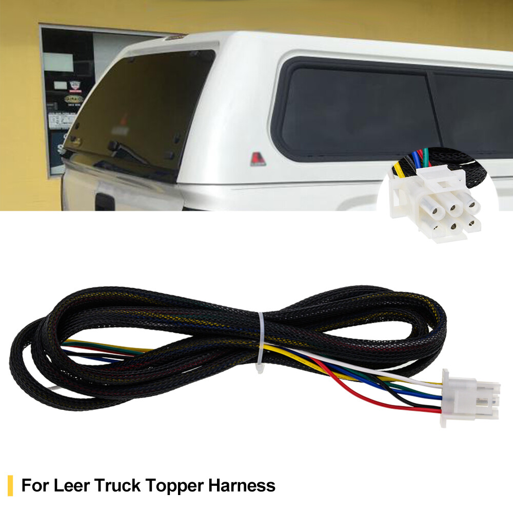 6-Pin Wiring Harness Adapter Connector for Leer Pickup Cap Topper w/TAG ...