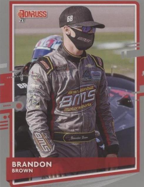 2021 Panini Donruss NASCAR - Brandon Brown #82 Silver for sale online ...