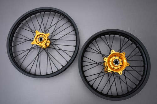 Complete Enduro Front + Rear Wheels Rims SUZUKI RMZ 450 RM-Z 2007-2010 ...