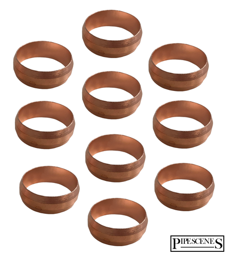 10 PACK - 3/4" Imperial Olives Converts Metric 22mm Compression ...