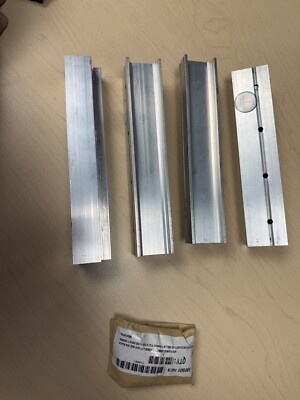 4 Peice InvisiMount Splice Kit And Rail With Screws | eBay