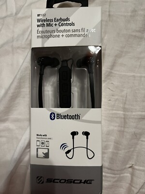 Scosche BT102 Wireless Earbuds With Mic + Controls | eBay