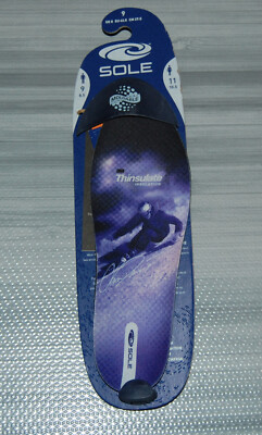 SOLE Signature Thin Insulated Custom Snow Ski Insoles Footbeds - Size ...
