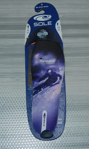 SOLE Signature Thin Insulated Custom Snow Ski Insoles Footbeds - Size ...