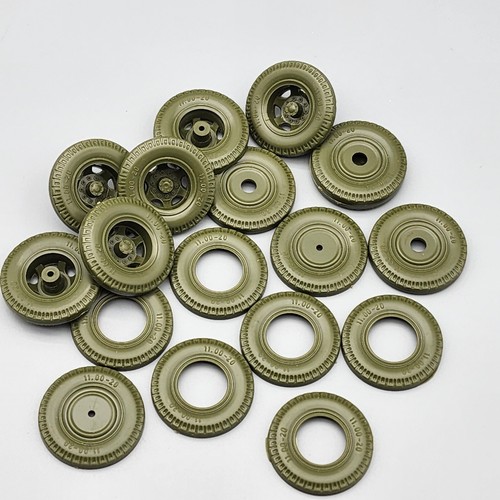 LIFE-LIKE Hobby Kits 1/40 Long Tom 155mm Gun Parts Wheels Tires | eBay