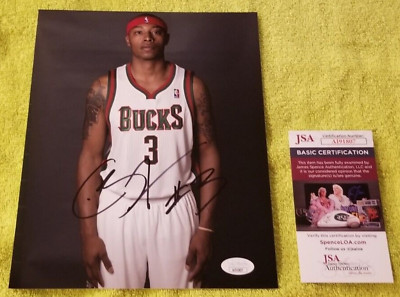 CARON BUTLER Signed MILWAKEE BUCKS AUTOGRAPHED AUTO 8x10 Photo W/ JSA ...