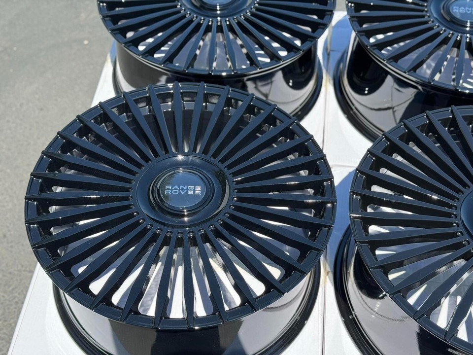 22" Wheels Rims Gloss Black Range Rover Autobiography HSE Sport Land ...