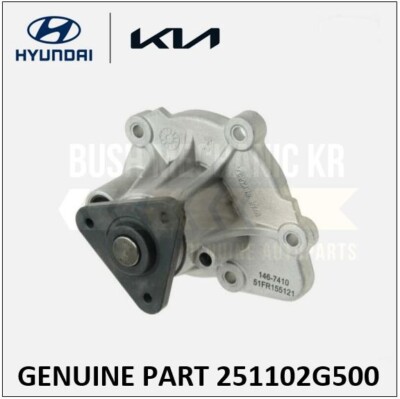 GENUINE OEM Hyundai Kia Pump Sub Assy Coolant 251102G500 Santa Fe ...