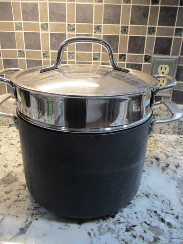 Member's Mark 8 Quart Double Boiler/Pasta/Stock Pot with Lid, Insert ...