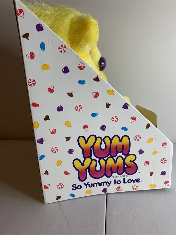 Vintage Hallmark Yum Yums Lucky Lemon Lion Yellow Plush 13" Stuffed ...