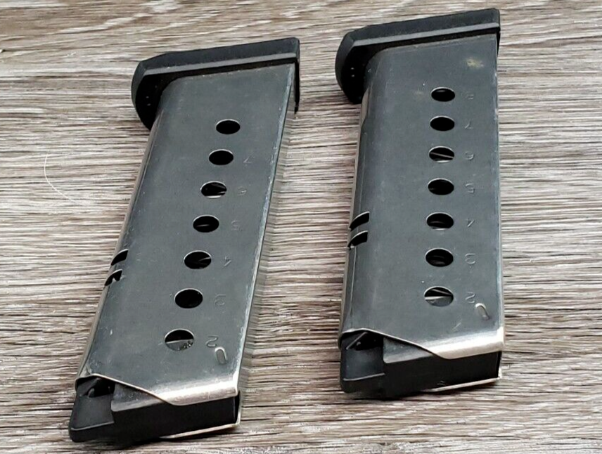 Lot of two (2) Sig P220 Stainless Steel Magazines, 8-Round Capacity ...
