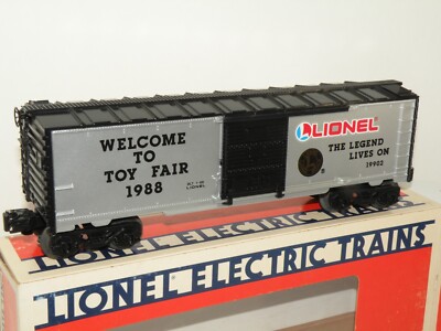 Lionel 6-19902 1988 Lionel Toy Fair Silver & Black Boxcar C10 | eBay