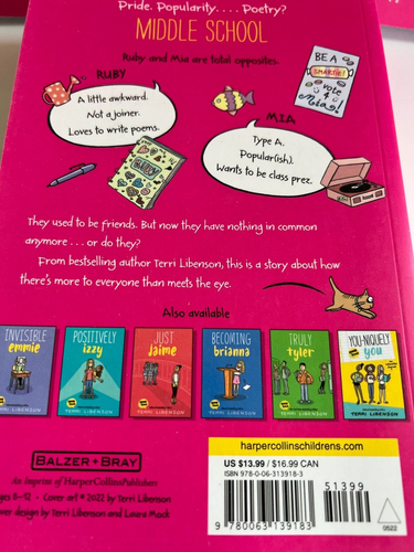 New Remarkably Ruby by Terri Libenson Book Paperback Middle school 2022 ...