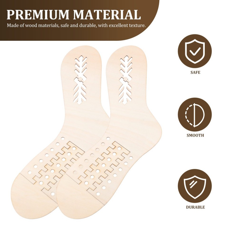 Sock Holder Diy Woven Socks Model Stocking Display Prop Knitting Mold ...