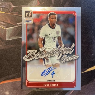 24-25 Donruss FIFA - Ezri Konsa - The Beautiful Game Autograph ...