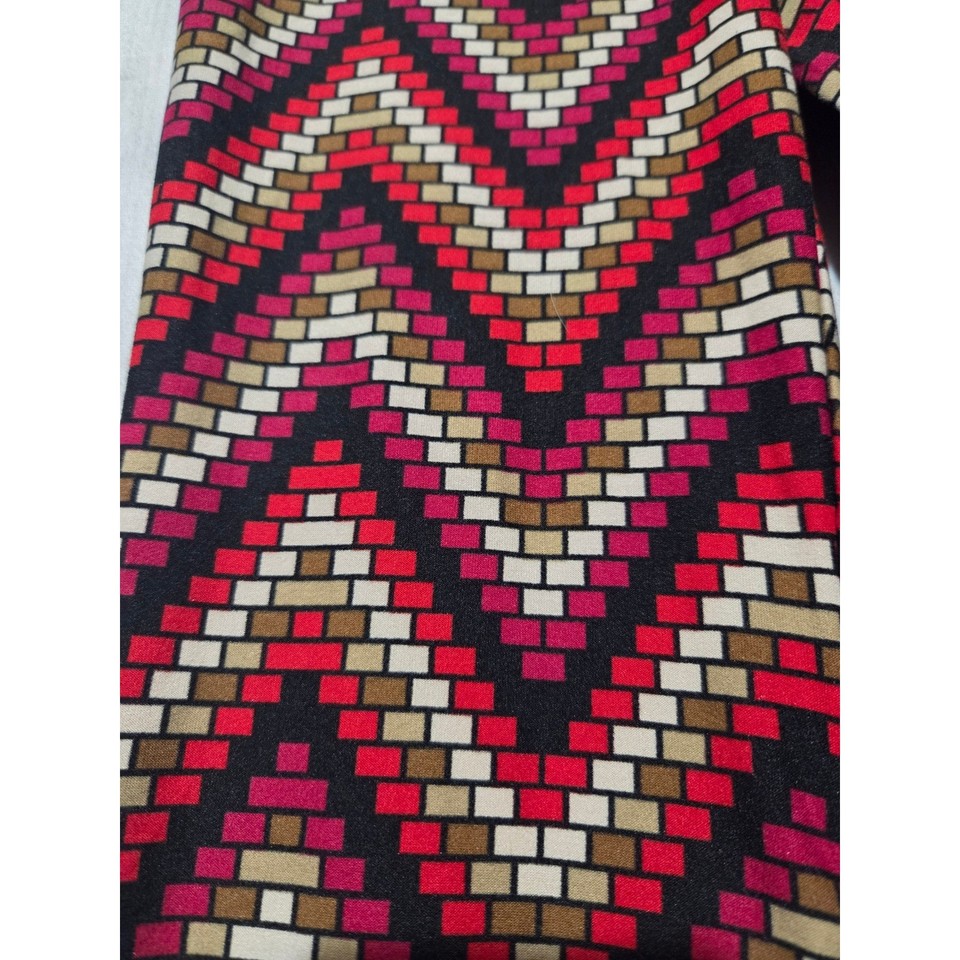 No Boundaries Womens Bell Bottom Pants Geometric Zig Zag Print Size S ...